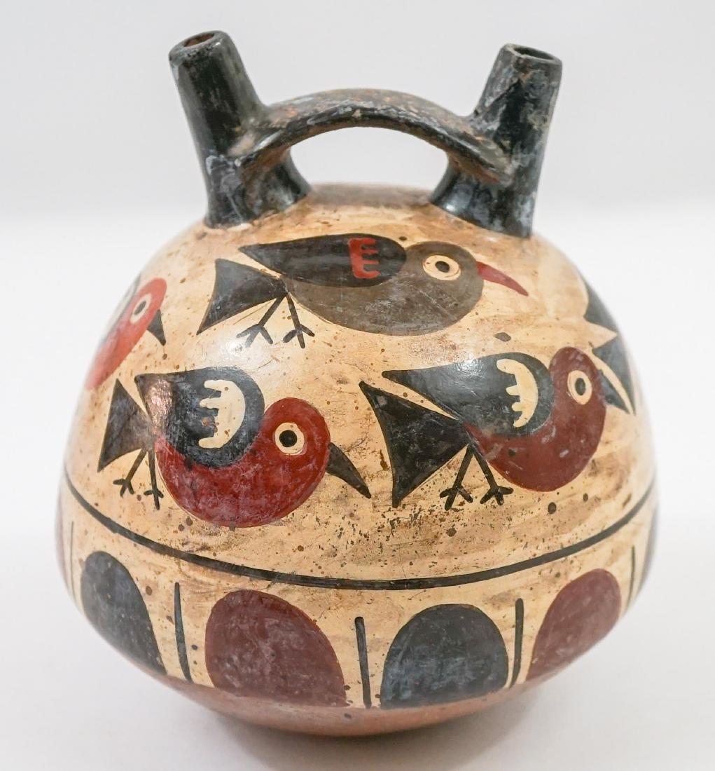 Pre-Columbian Nazca Stirrup Vessel