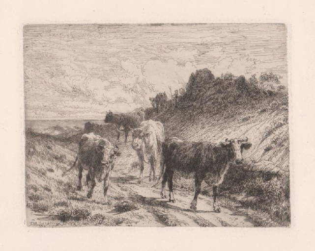 Peter Moran Etching