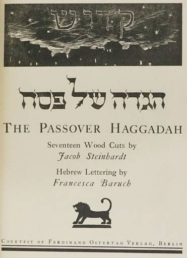 The Passover Haggadah, Jacob Steinhardt Woodcuts