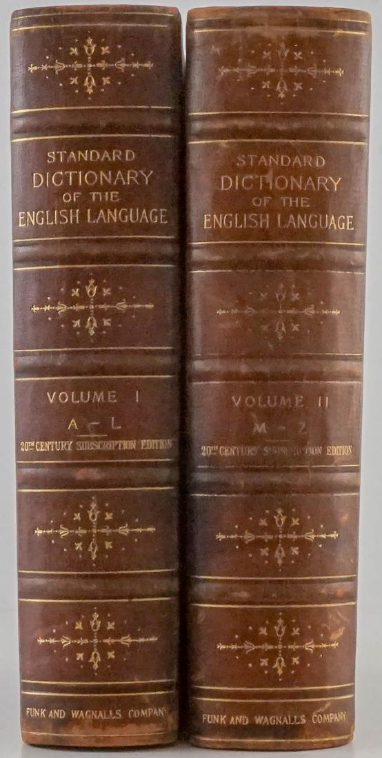 Standard Dictionary 1903, Funk & Wagnalls 2 Vol.