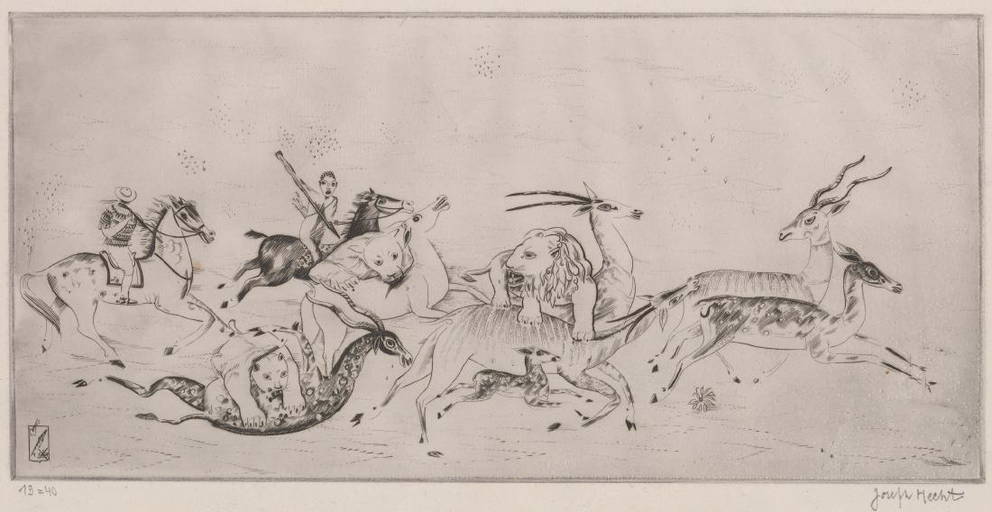 Joseph Hecht Etching And Drypoint