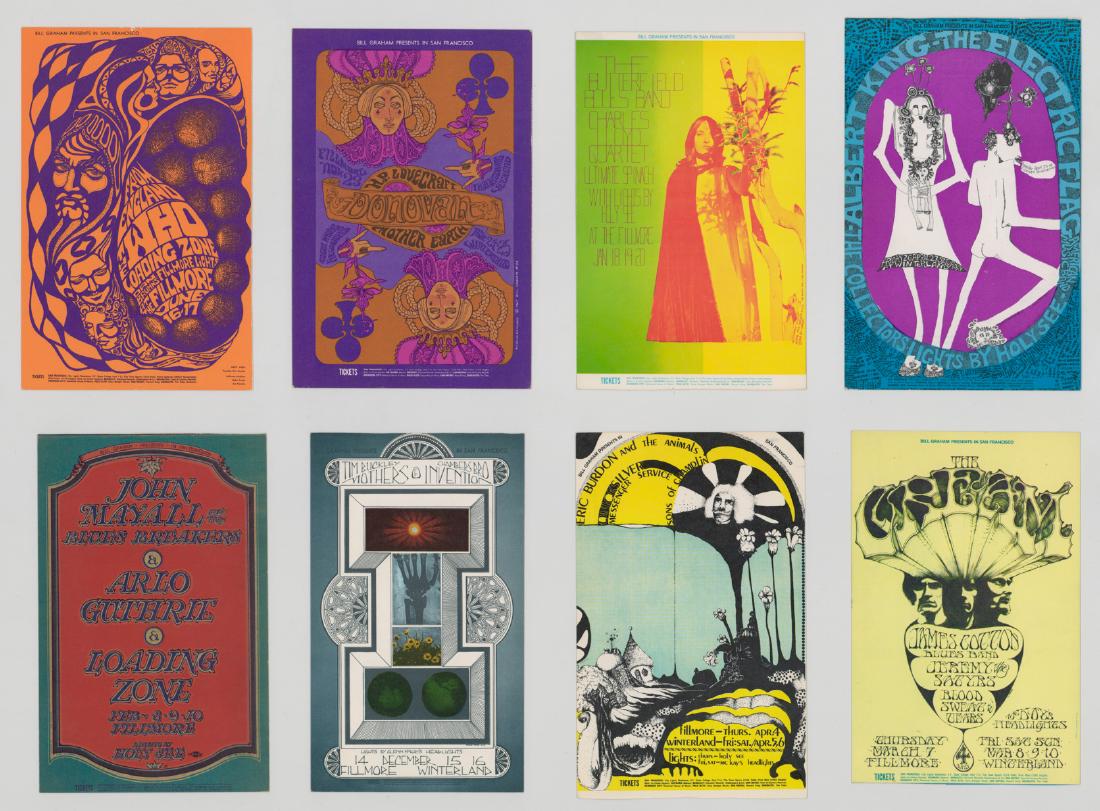 Bill Graham Presents Original Postcards, Handbills