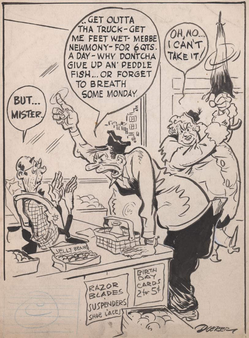 Single Panel Gag Comic Strip Original Art