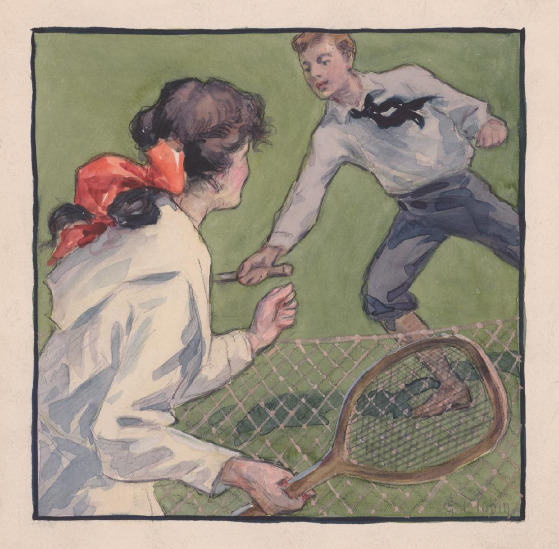 George Tobin Original St. Nicholas Cover Art