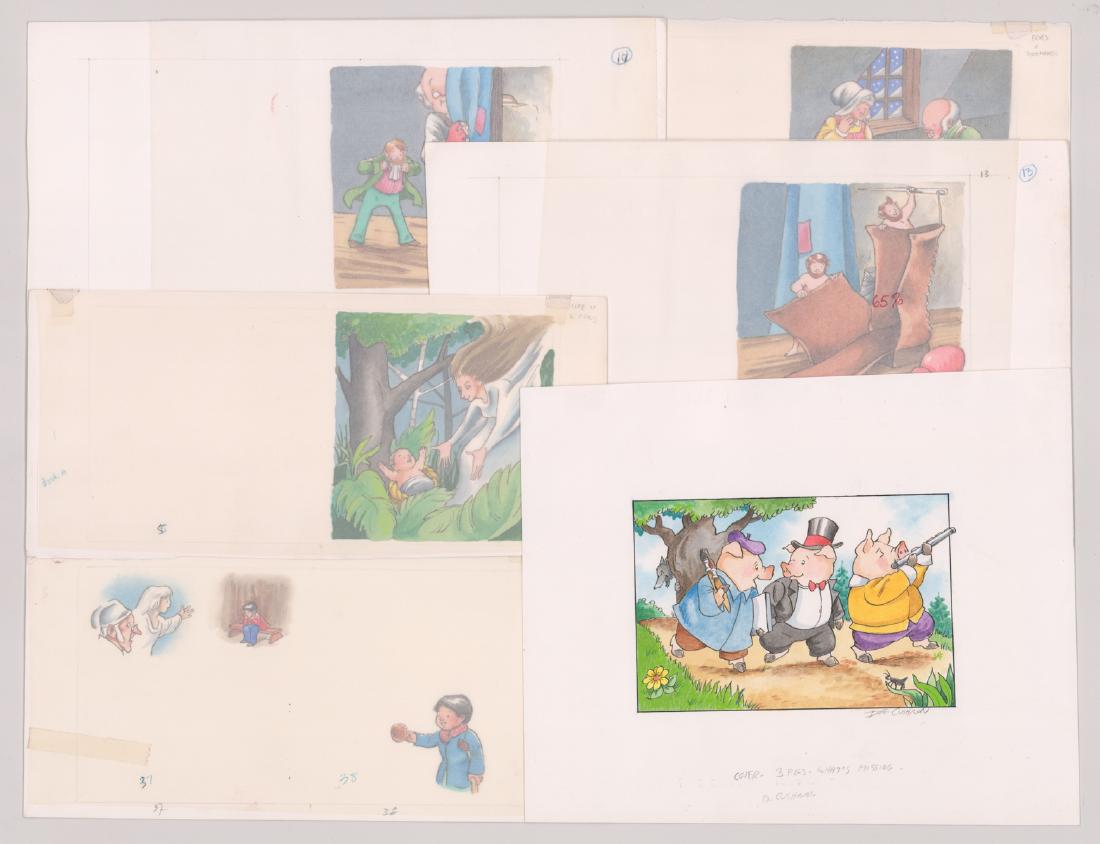 Doug Cushman Original Illustration Art