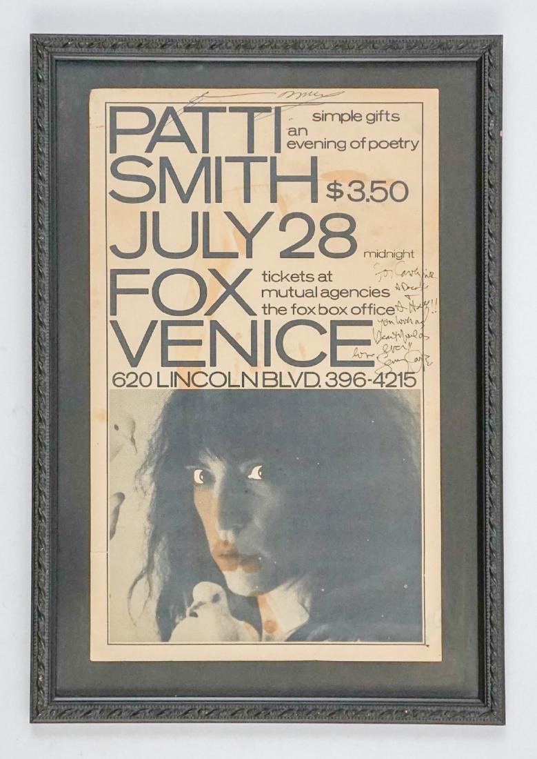 Patti Smith Signed Poster