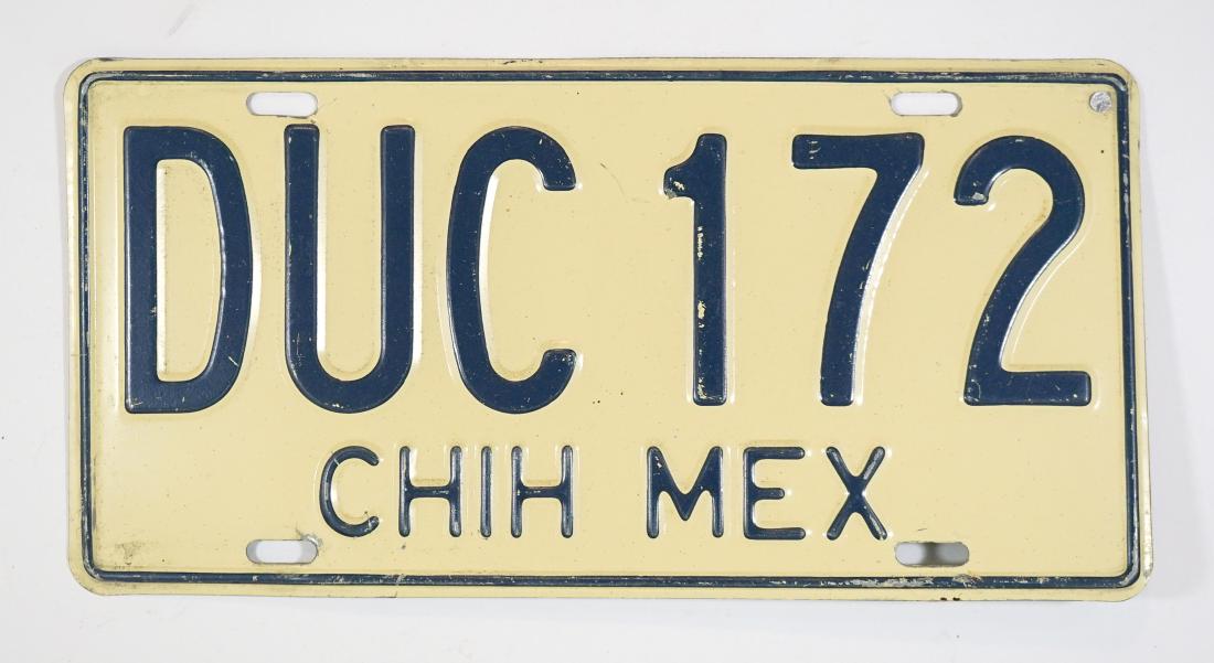 Chihuahua Mexico License Plate