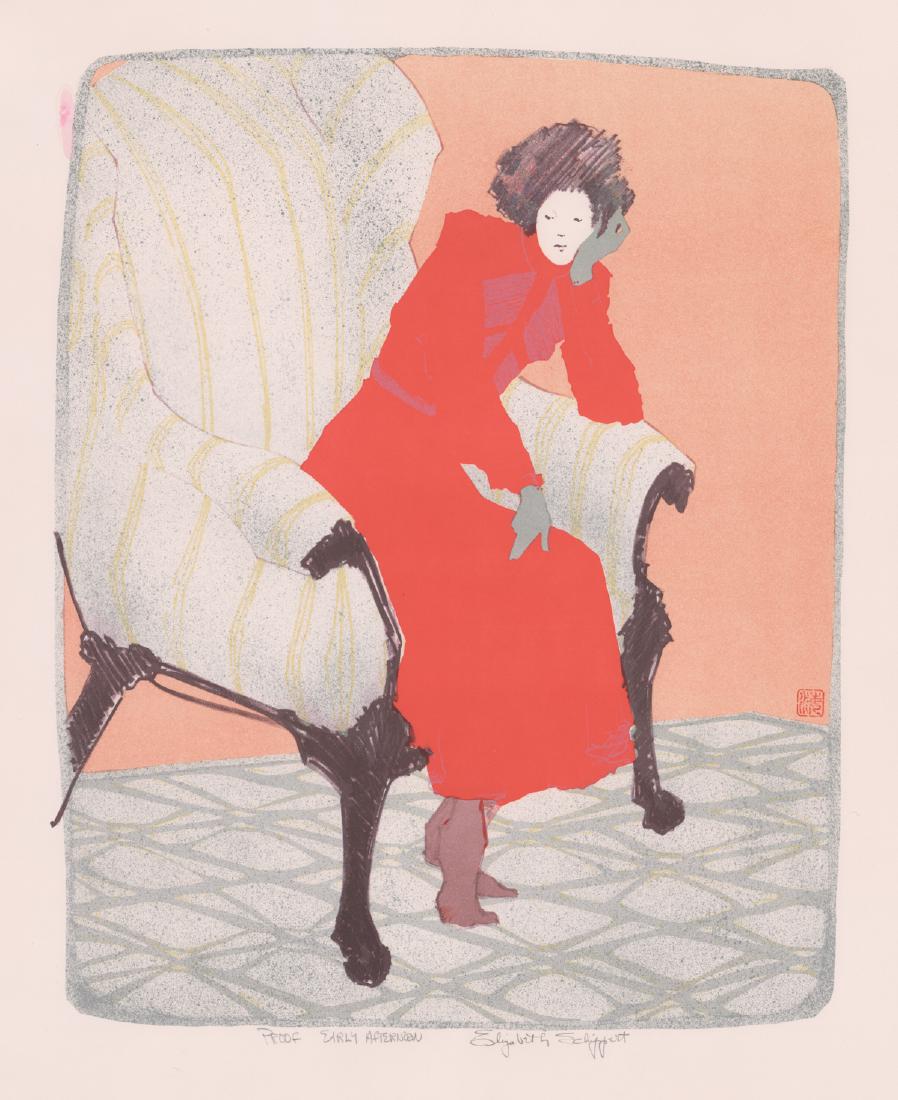 Elizabeth Schippert Signed Lithograph