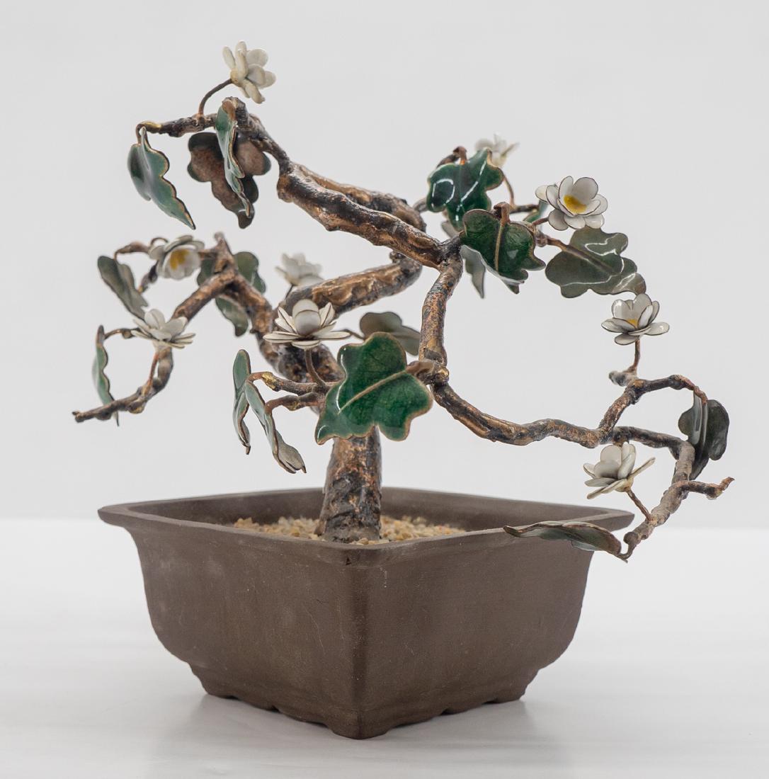 Bovano of Cheshire Enamel Bonsai
