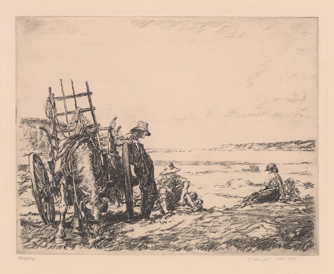 George Hand Wright Etching