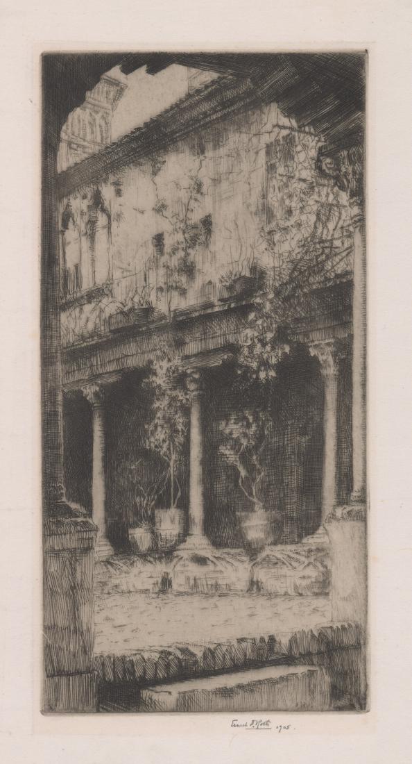 Ernest D. Roth Etching