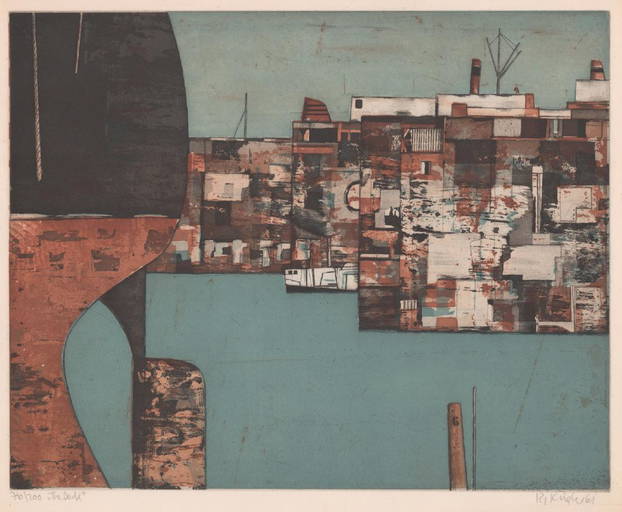 Two Rudolf Kugler Original Etchings