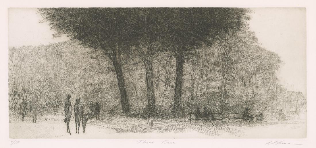 Harold Altman Original Etching
