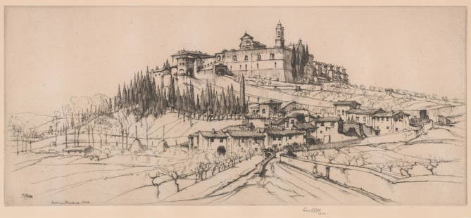 Original Drawing Signed By Ernest D. Roth