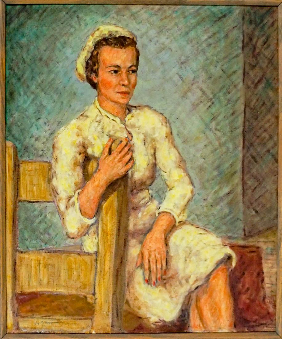 Helen Farr Sloan Oil Painting Portrait by Joe Reed