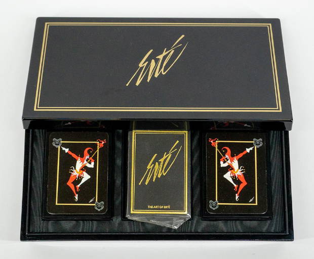 The Art Of Erte Playing Cards By Sobranie London