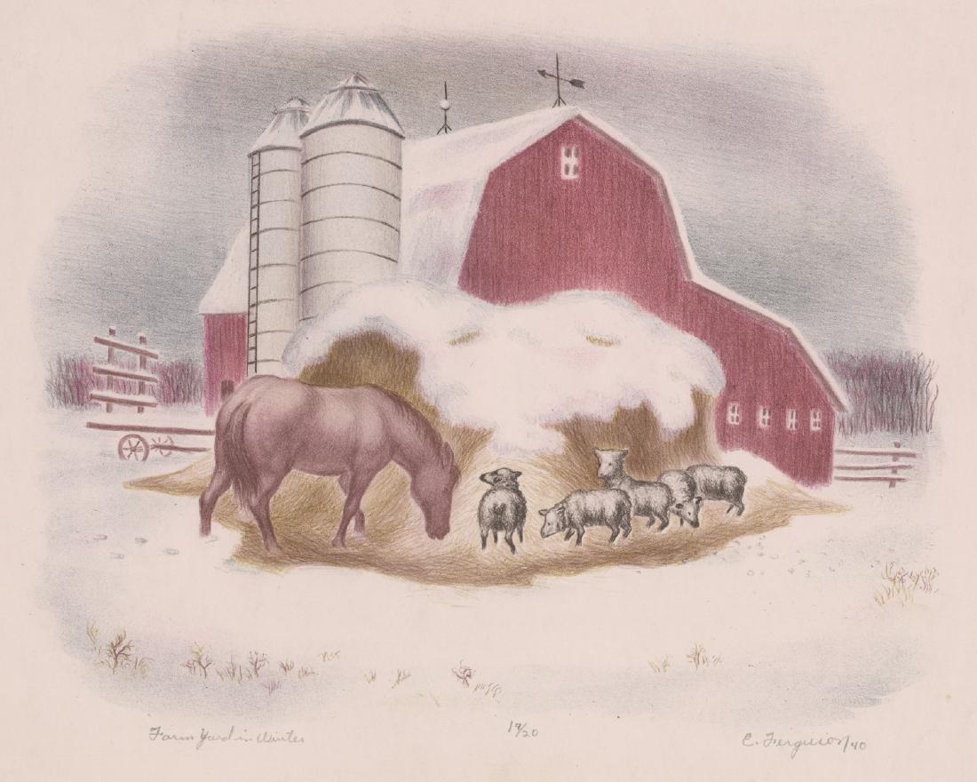 Edward Ferguson Signed Lithograph in Colors - Dec 13, 2018 | Grant ...