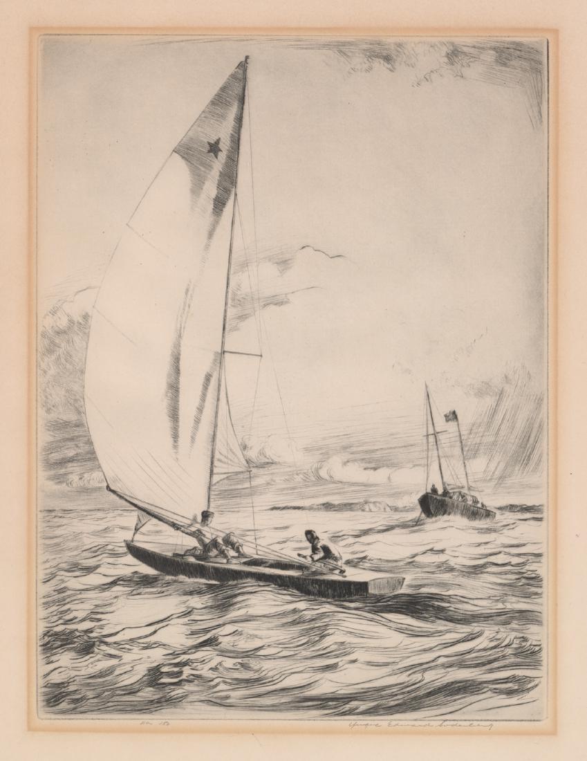 Yngve Edward Soderberg Signed Etching