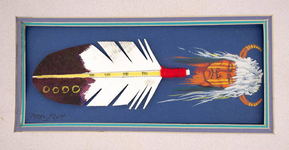 George Flett Signed Original Mixed Media Art