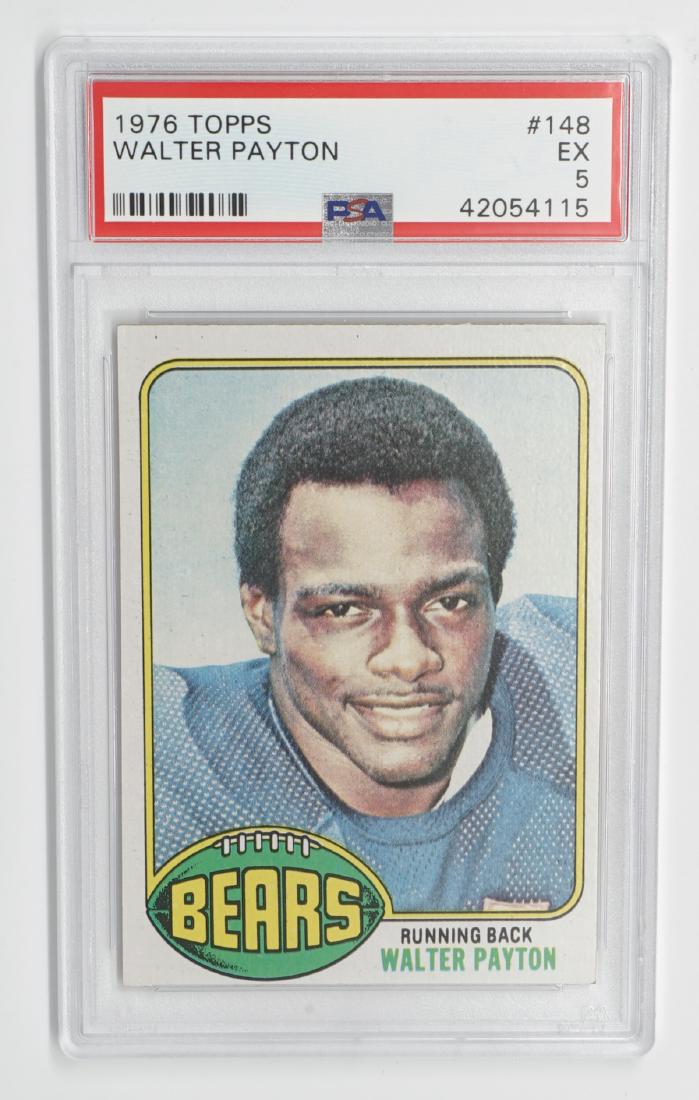 Walter Payton 1976 Topps #148 Rookie Card PSA 5