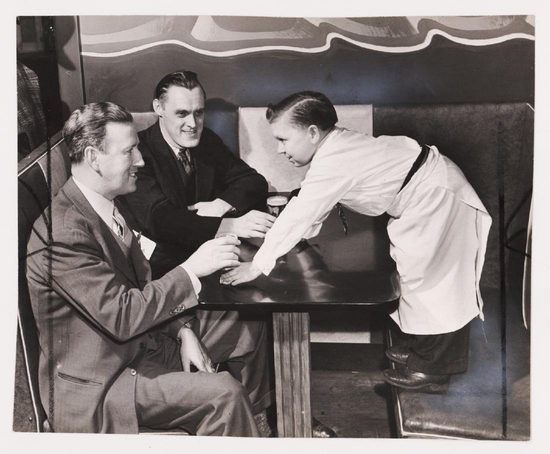 Eddie Gaedel Wire Photo February 3, 1946