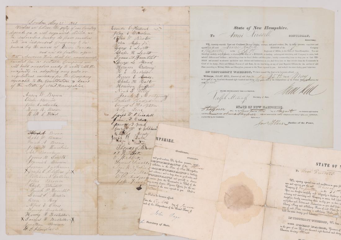 Three New Hampshire Civil War Documents