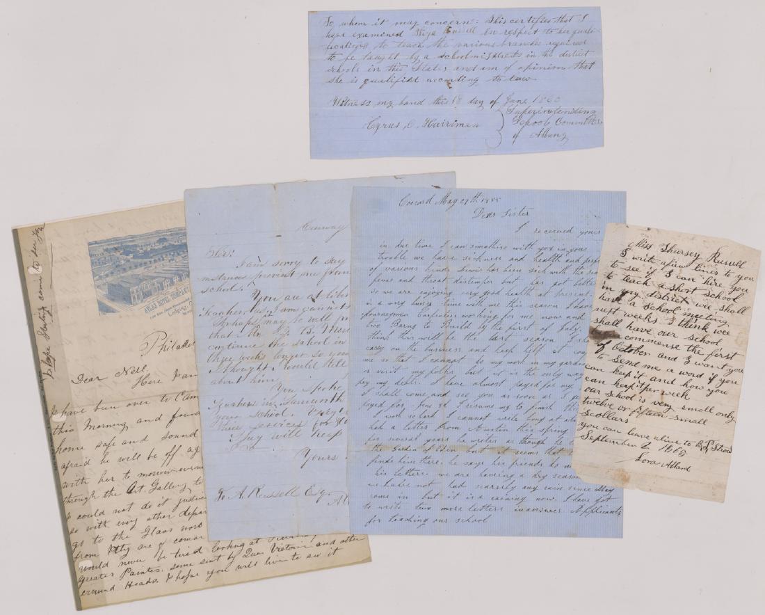 19th Century (Five) Handwritten Letters