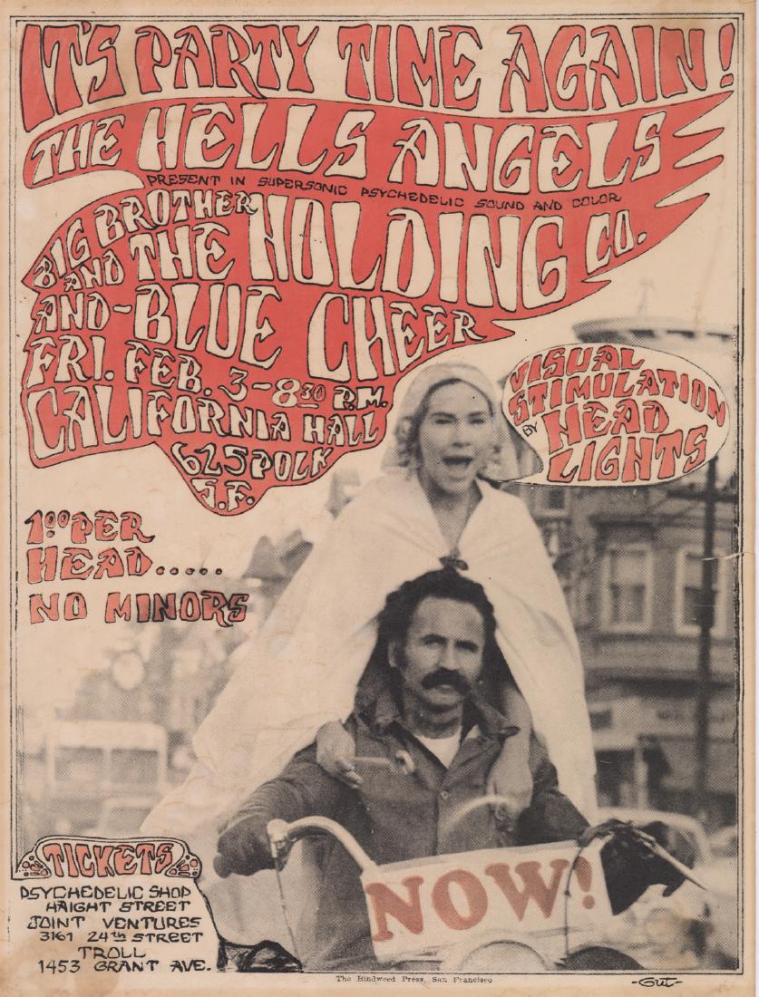 1967 Hell's Angels Dance Poster AOR 2.248 - Jun 13, 2019 | Grant ...