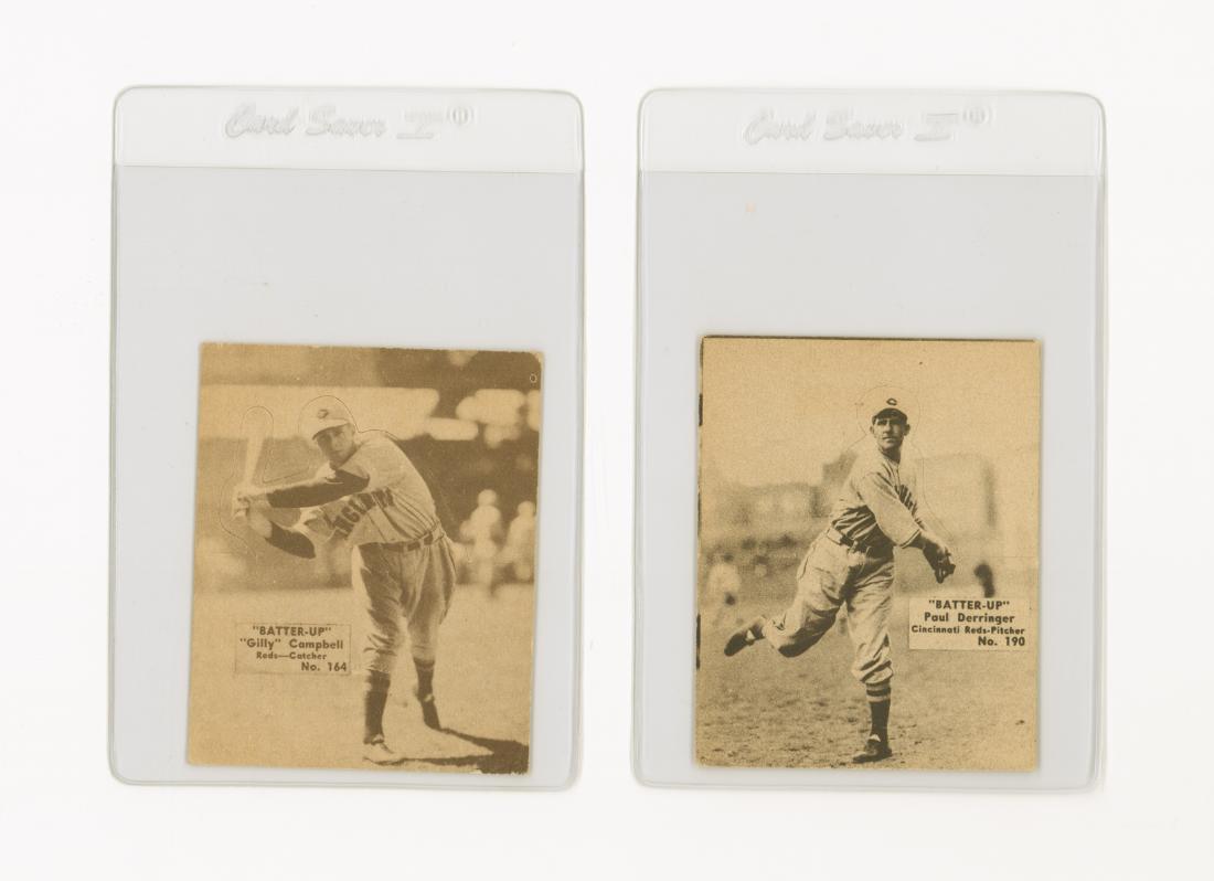 1934 Paul Derringer, Gilly Campbell Batter Up Card