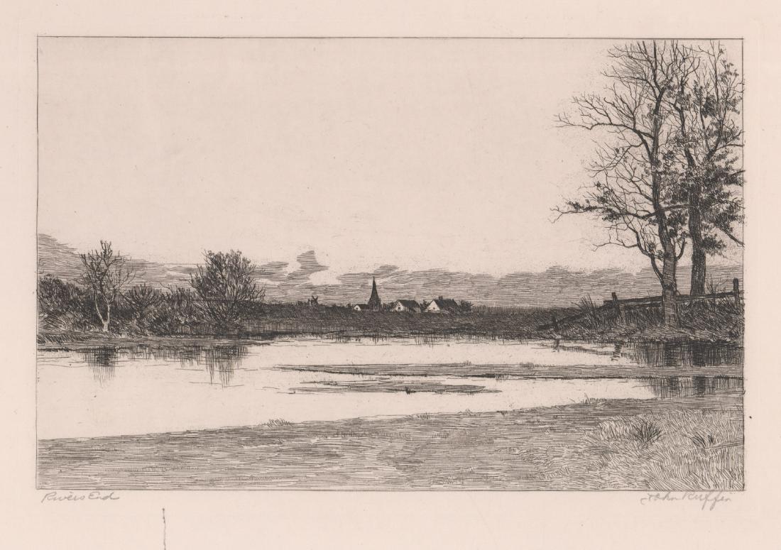 John Ruffin Signed Etching