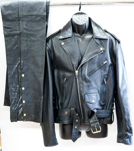 Interstate Leather Riding Gear Jacket And Chaps