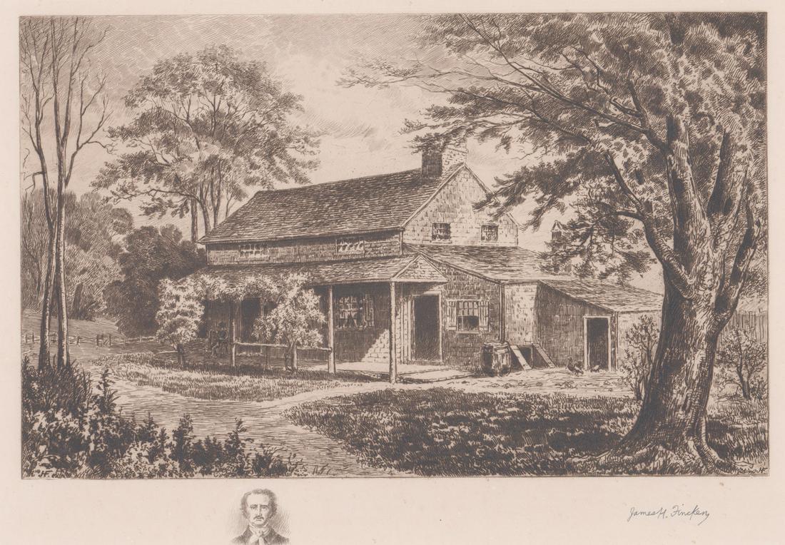 James Horsey Fincken Etching [Edgar Allan Poe] - Apr 09, 2020 | Grant ...