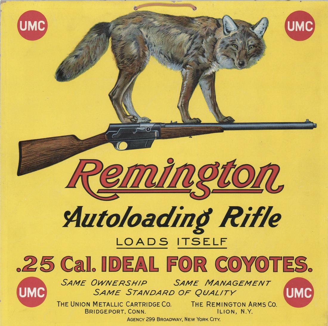 Remington Rifle Original Advertising Sign - Aug 13, 2020 | Grant ...