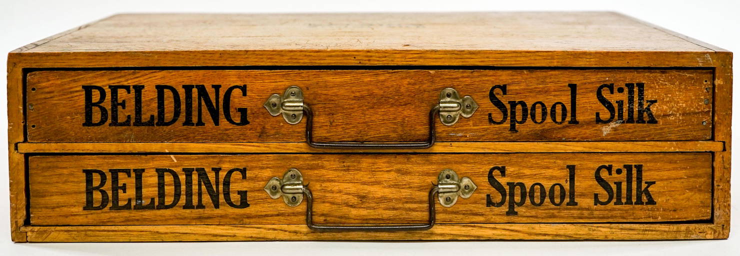 Vintage Belding Spool Silk Chest