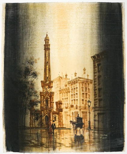 Monier Oil On Canvas [old Chicago]