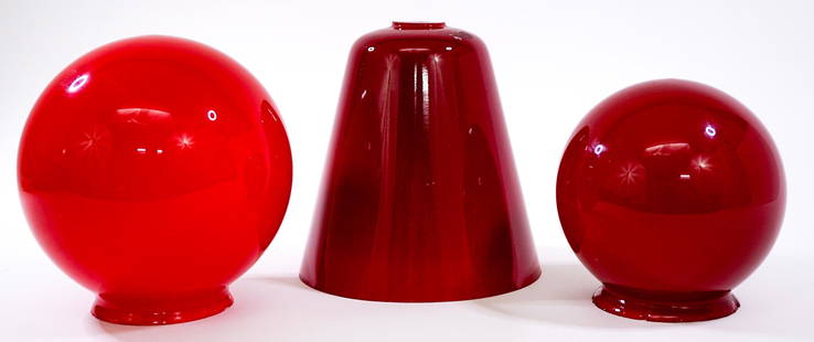Vintage Red Lamp 1970s