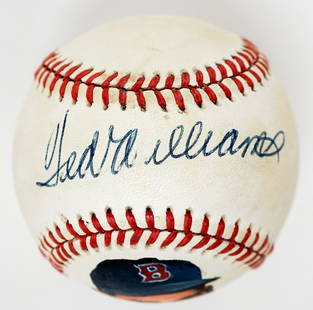 Rare Schoolboy Rowe Single Signed Baseball Jsa Loa