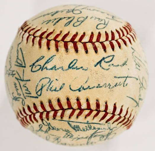 1953 Chicago Cubs Team Signed Baseball