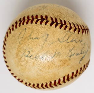 Rare Augie Donatelli Iconic Umpire Signed Mlb Baseball