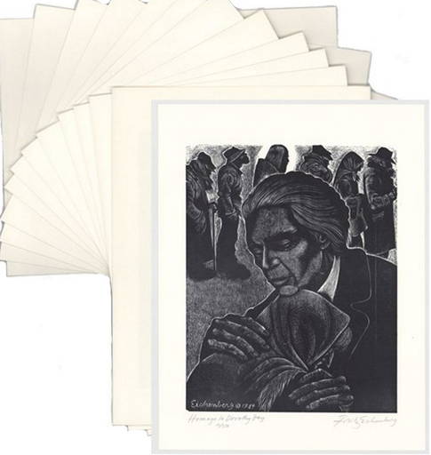Fritz Eichenberg Homage 12 Prints In Portfolio