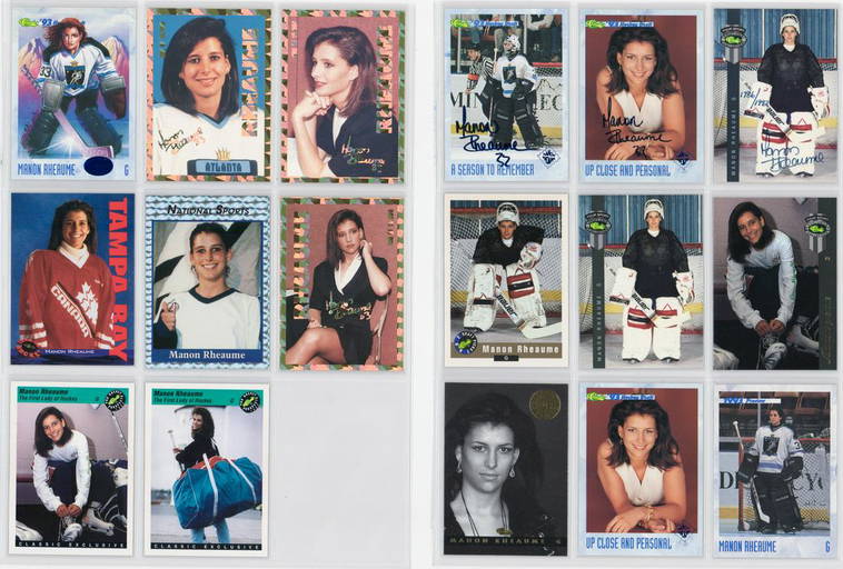 Manon Rheaume Cards With Signed Cards (17)