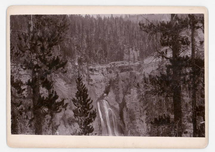 Photograph Of Crystal Cascade, Yellowstone
