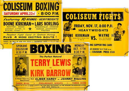 Boxing Promoting Posters