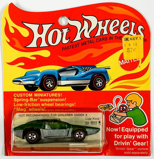 Hot Wheels Redline Sidekick On Blister