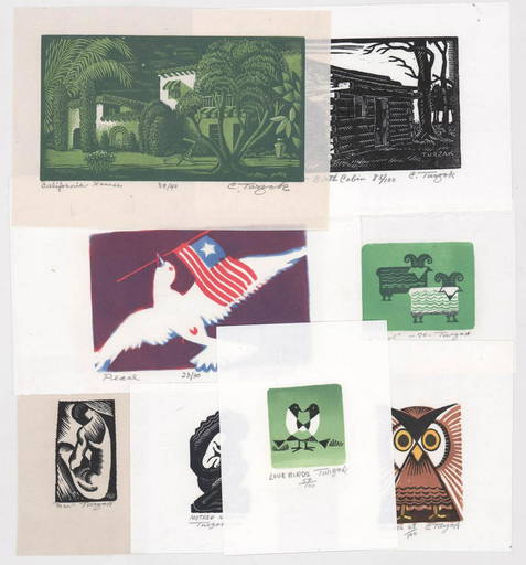 (8) Charles Turzak Woodcuts - Dec 01, 2022 | Grant Zahajko Auctions ...