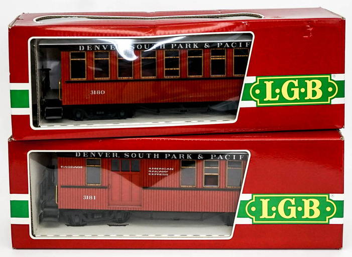 LGB 3180 3181 Denver South Park Rail Car (#0004) on Dec 07, 2022 ...