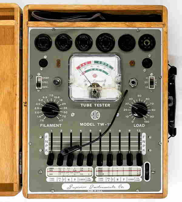 Superior Instruments Co. Tube Tester TW-11 - Dec 07, 2022 | Grant ...