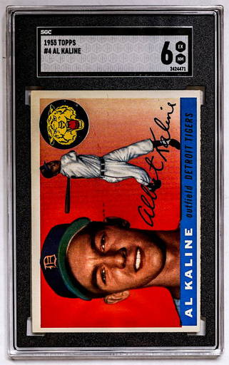 1955 Topps Al Kaline Sgc 6 Nice Bright Card