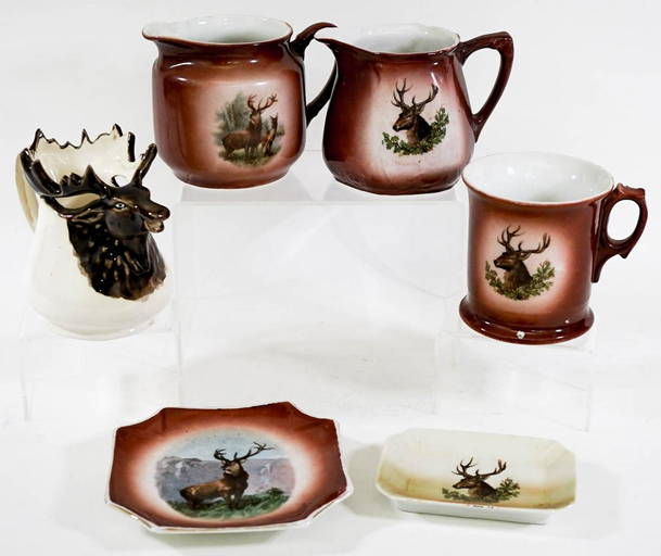 Wilderness (6) Elk Pattern Porcelain [Germany] (#0889) on Jan 12, 2023 ...