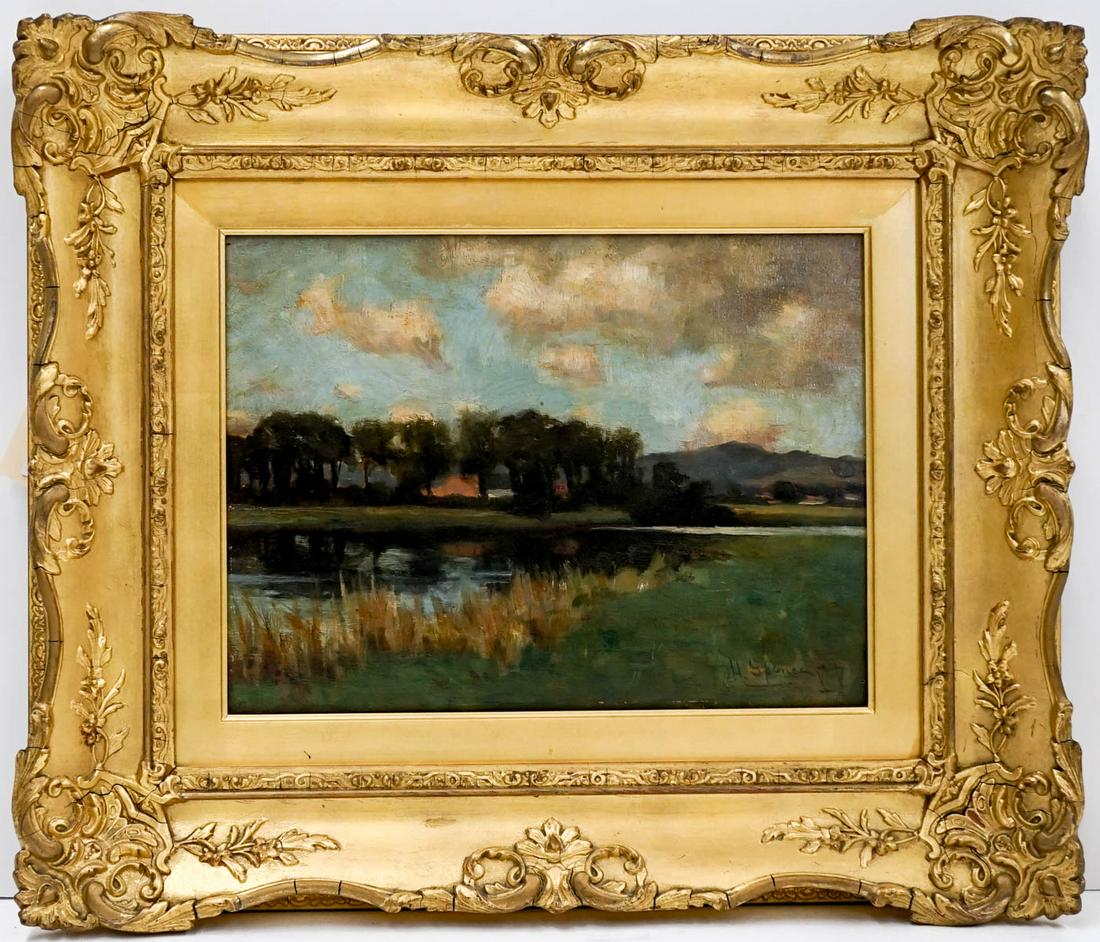 Harry Spence (uk, 1860 1928) Oil Painting